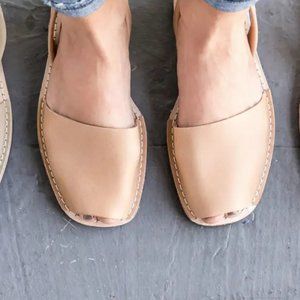 Pons | Shoes | Nwt Pons Classic Tan Leather Shoes Sandals | Poshmark
